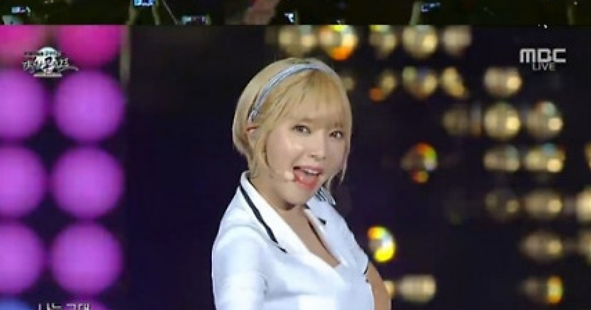 '2015 DMZ 평화콘서트' AOA, 등장 만으로도 '심쿵해'