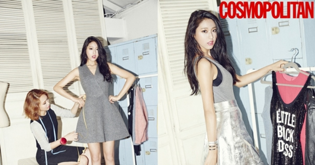 AOA 설현, 친언니와 함께 화보촬영 '완벽한 몸매'[화보]