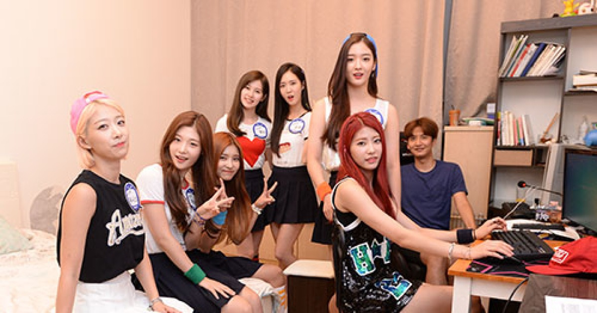 다이아 'BJ 미키스나와 찰칵' [MBN포토]