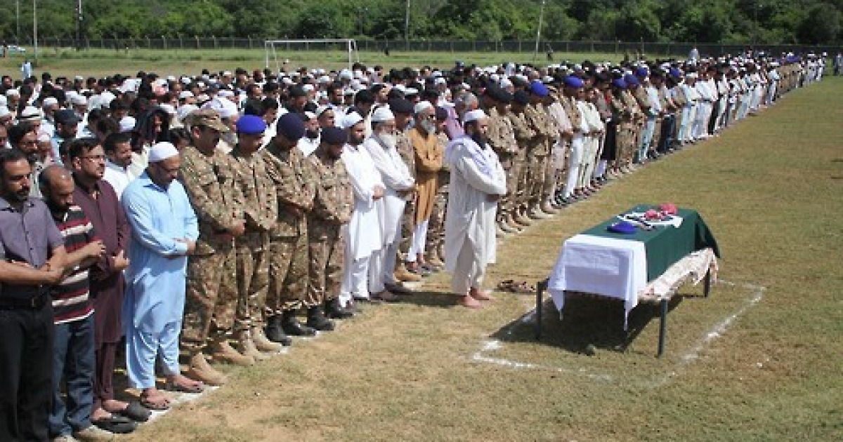 PAKISTAN CONFLICT SOLDIER FUNERAL