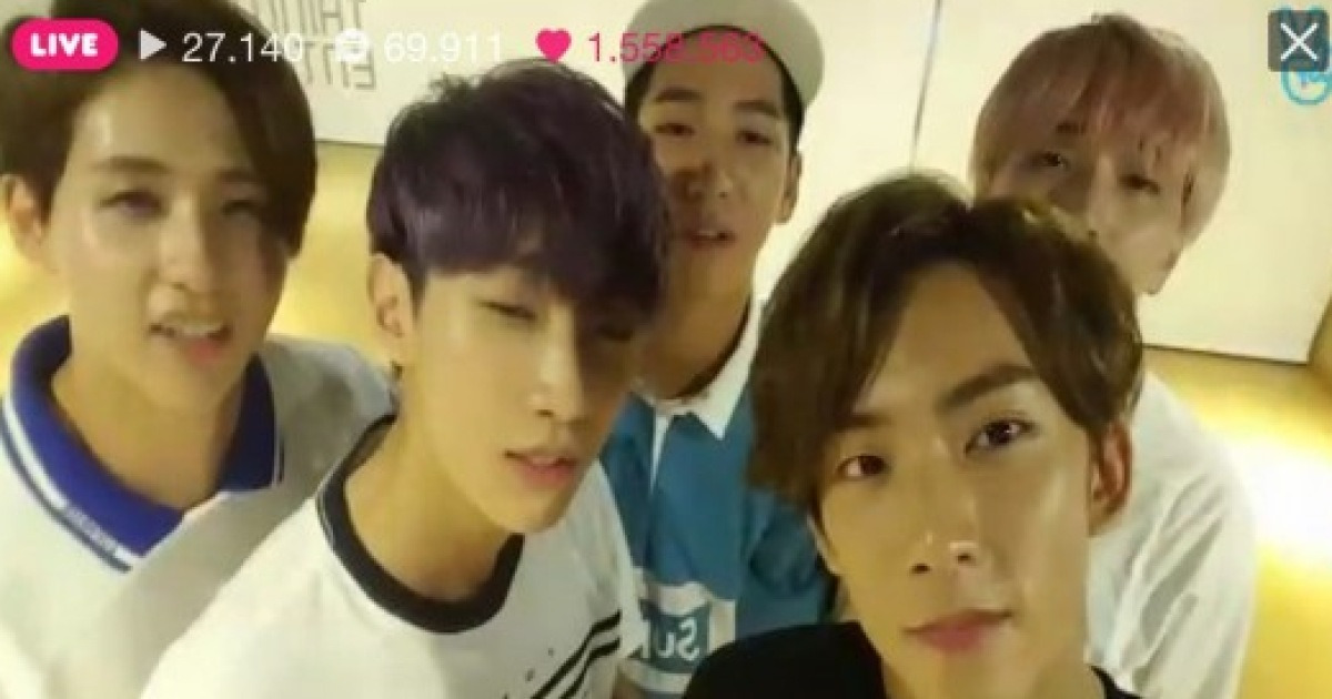 'V앱' B1A4, 팬들에게 '스윗'한 팬서비스 "10시까지만 있어줍시다"