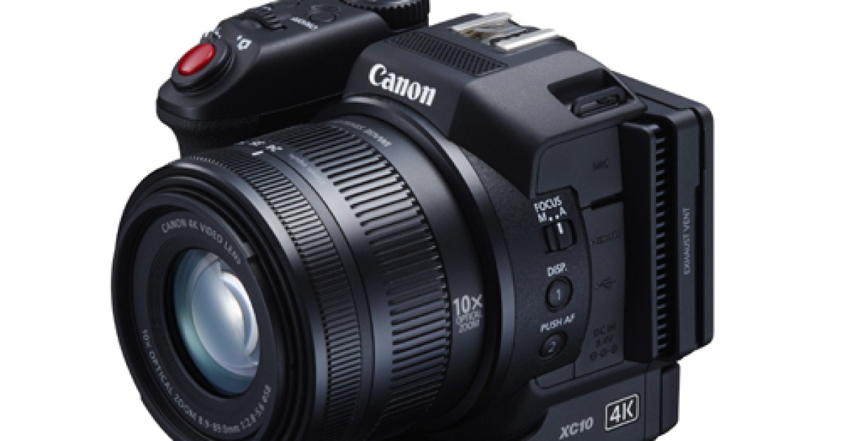 '한손에 쏙' 초보자도 찍을 수 있는 4K 캠코더, 캐논 XC10