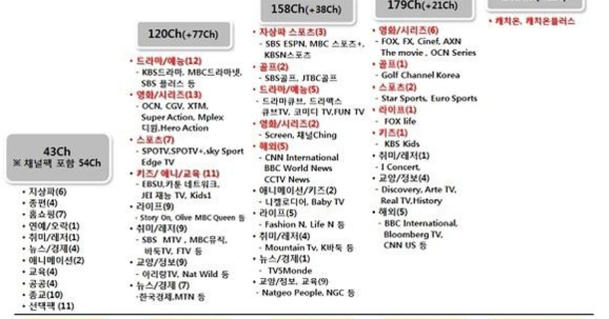 SKB, IPTV 요금제 8개서 5개로 간소화