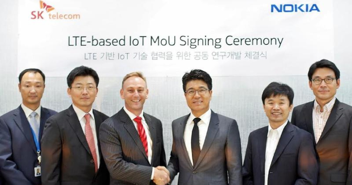 SK텔레콤-노키아, IoT 미래 위한 '소물인터넷' 개발 MOU 체결