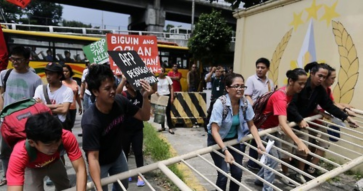 PHILIPPINES PROTEST