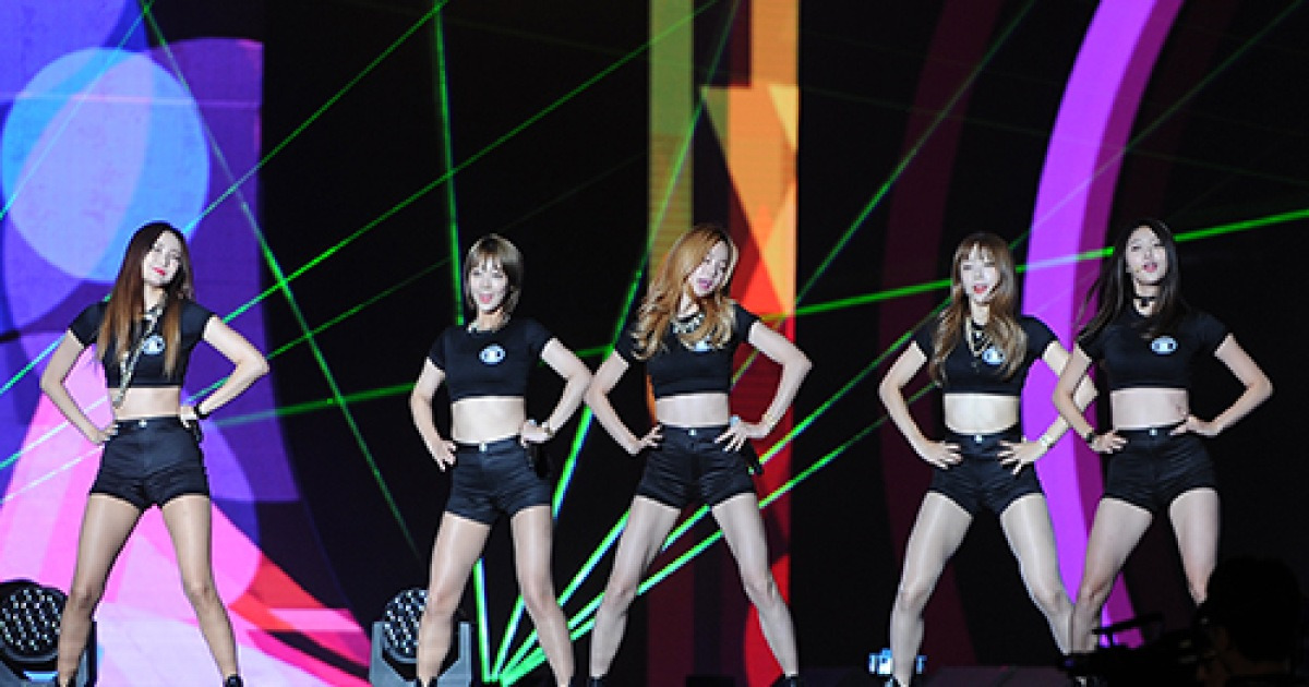 EXID '상암벌 달구는 섹시 댄스' [MBN포토]