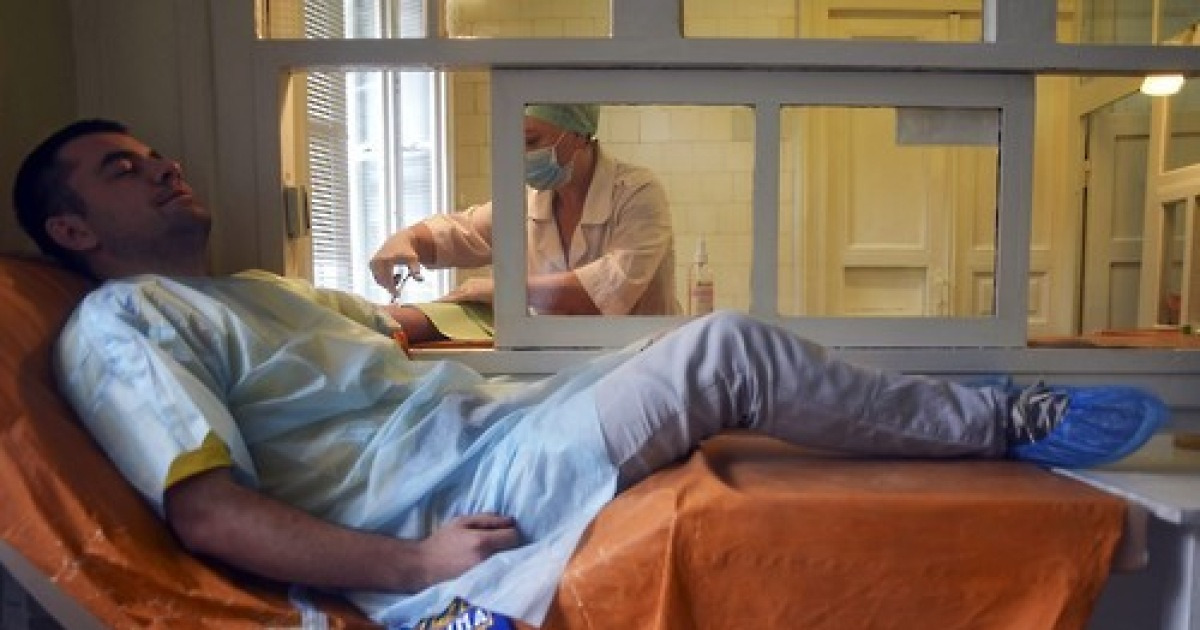 UKRAINE SOCCER FANS BLOOD