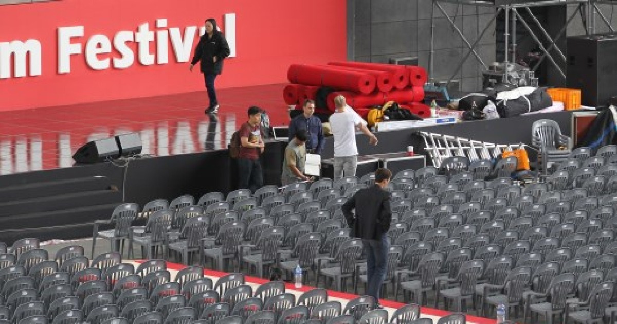 [포토]'D-1 20th BIFF' 준비는 잘 되고 있나?