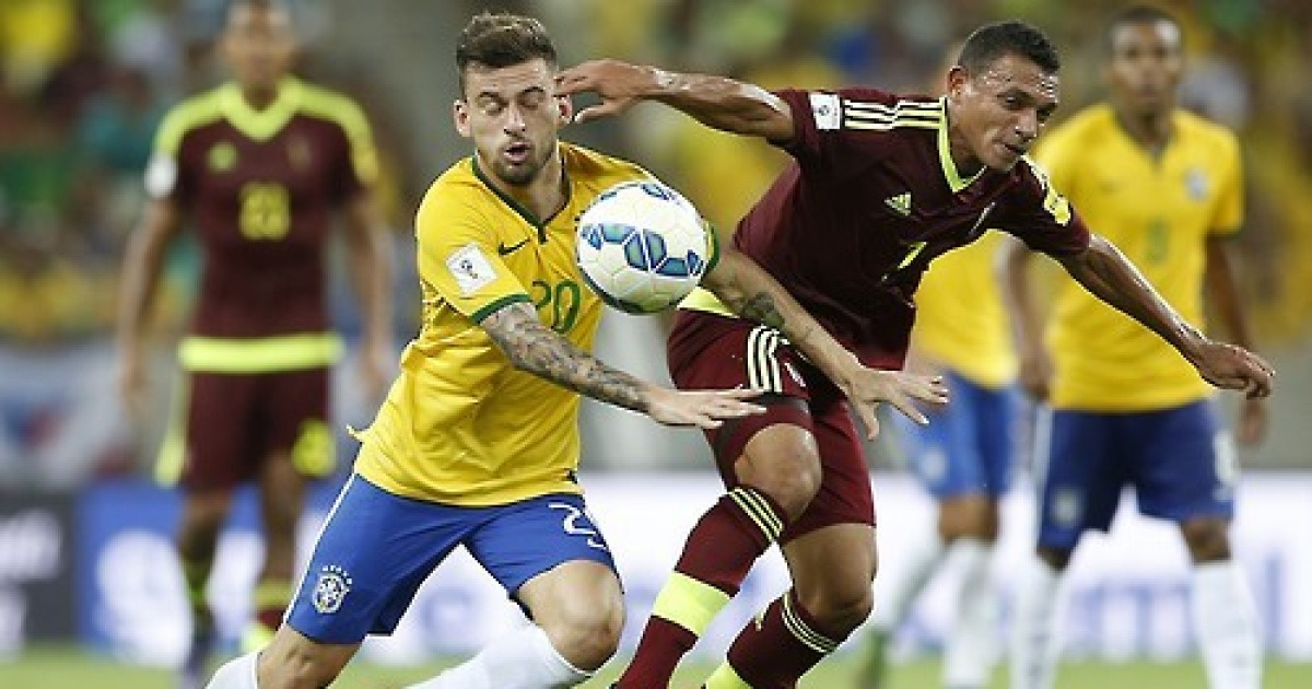 Brazil Venezuela WCup Soccer