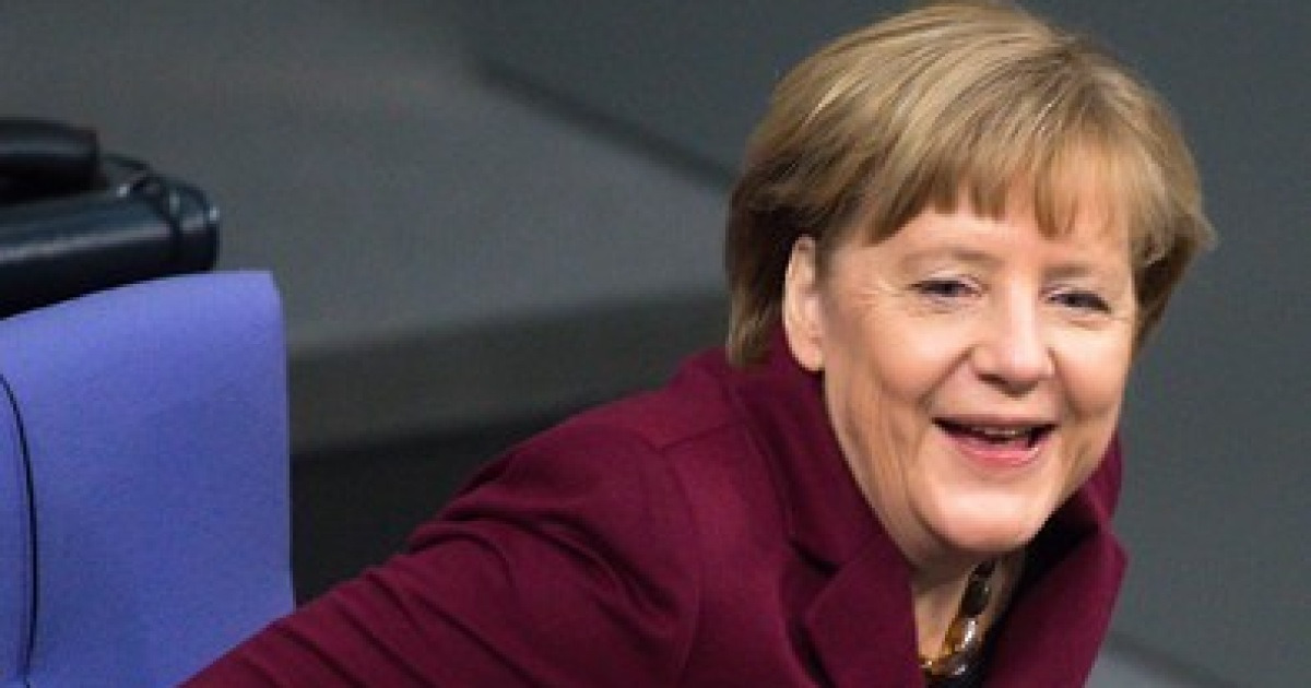 GERMAN MERKEL BUNDESTAG