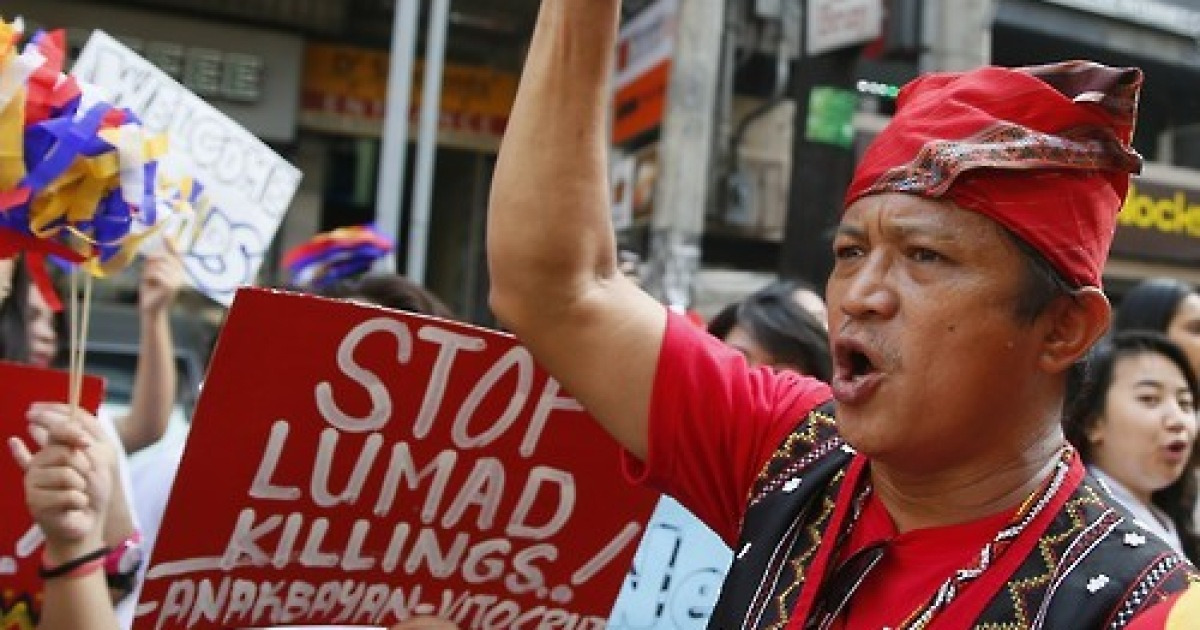 Philippines Indigenous Peoples Protest