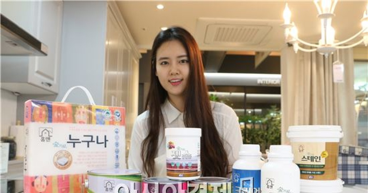 KCC, DIY용 친환경 수성페인트 '숲으로홈앤(Home&)' 출시