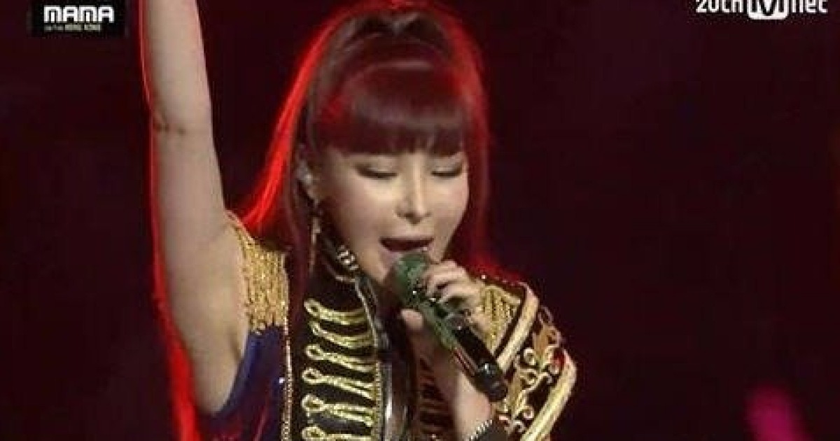 '2015 MAMA' 박봄, 확 바뀐 얼굴..또 성형 의혹?