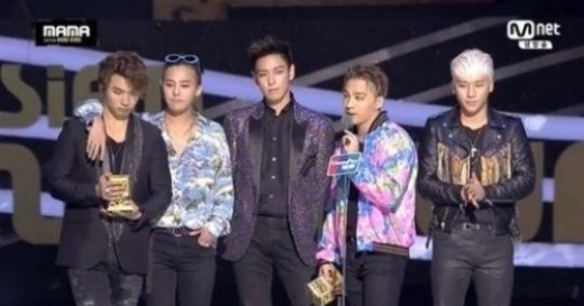 2015 MAMA 빅뱅 "앞으로 다섯명 완전체 힘들 수도.." '군대 가나?'