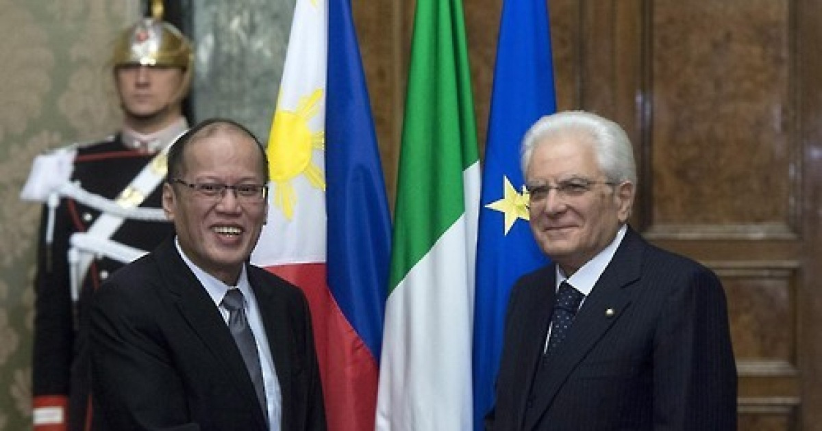 ITALY PHILIPPINES DIPLOMACY