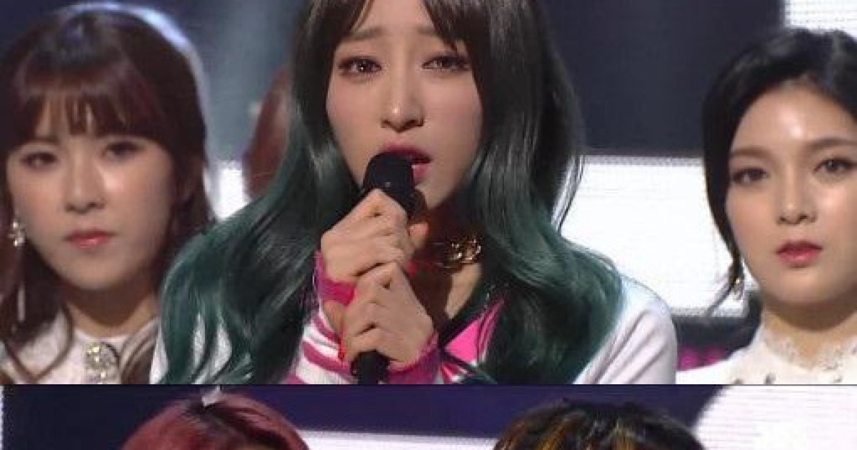 '인기가요' EXID 1위 차지, 하니 눈물 "1년 전까지만 해도 꿈 포기하려고 했다"