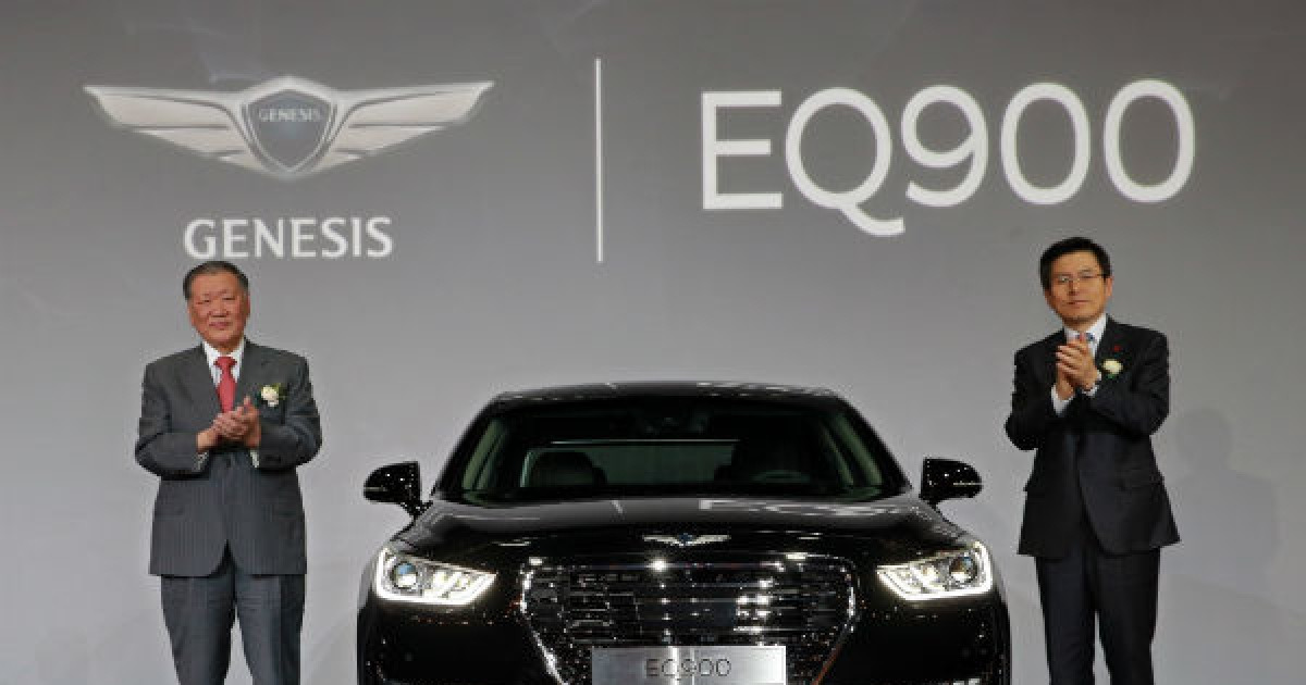 제네시스 EQ900 출시..'인간 중심의 진보' 미래 비전 구현