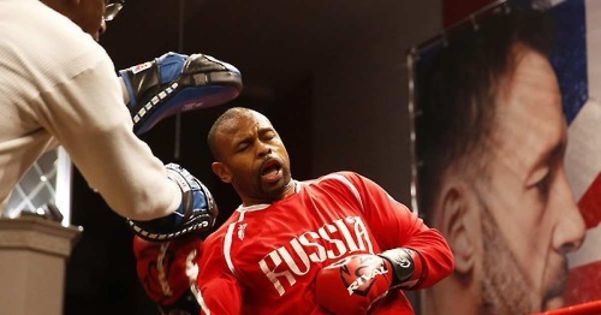 RUSSIA BOXING JONES JR VS MACCARINELLI