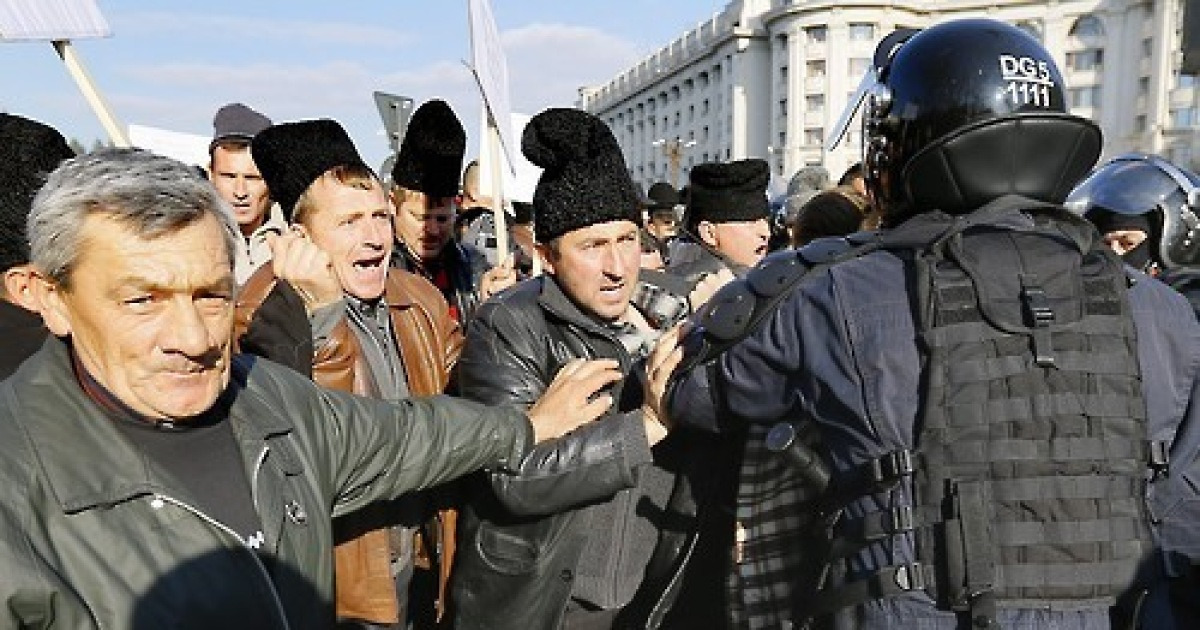 ROMANIA FARMERS PROTEST