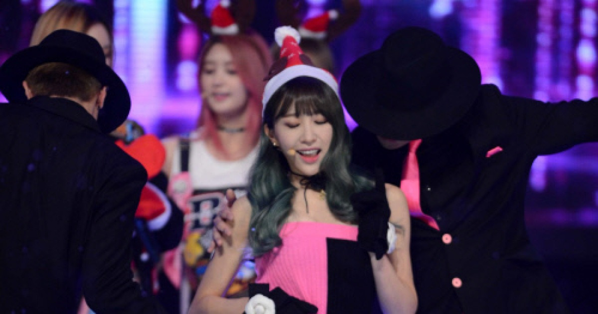 [SS포토]EXID 하니, "남자들이 만질려고 하네요"