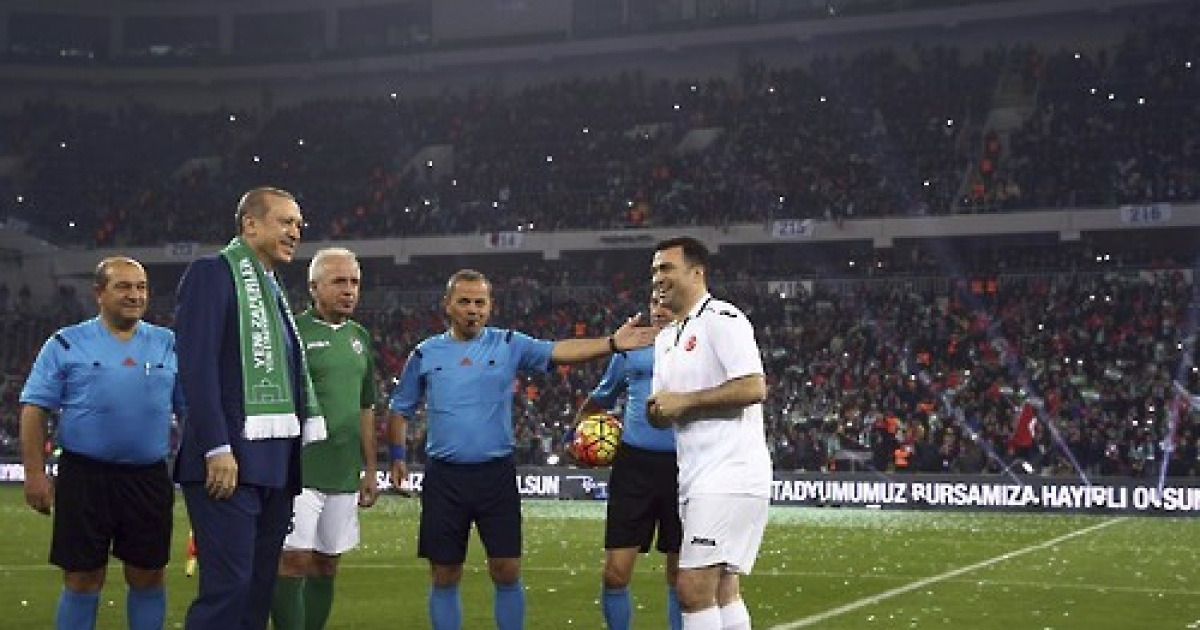 Turkey Soccer Erdogan