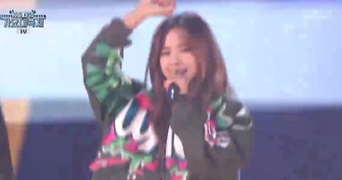 'KBS 가요대축제' EXID, 다섯 여신들의 섹시 퍼포먼스