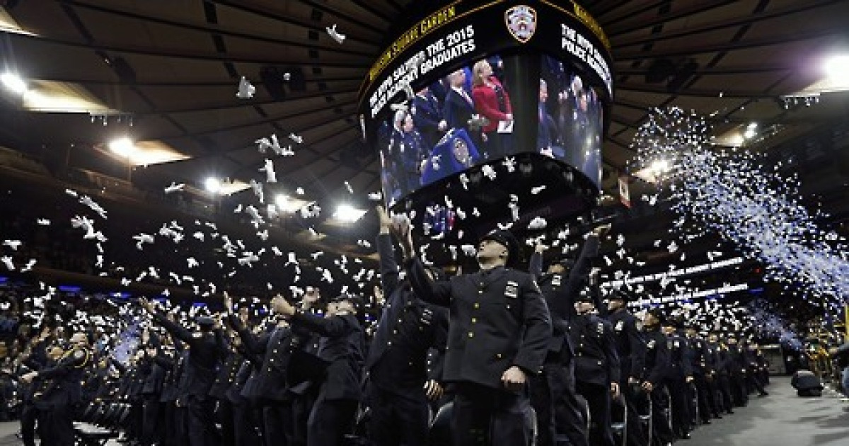 USA POLICE NYPD GRADUATION CEREMONY