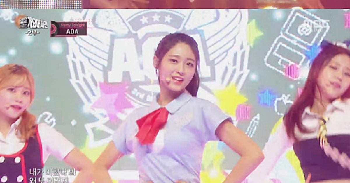 AOA, '심쿵해' 열창..설현까지 완전체 출연 [MBC가요대제전]