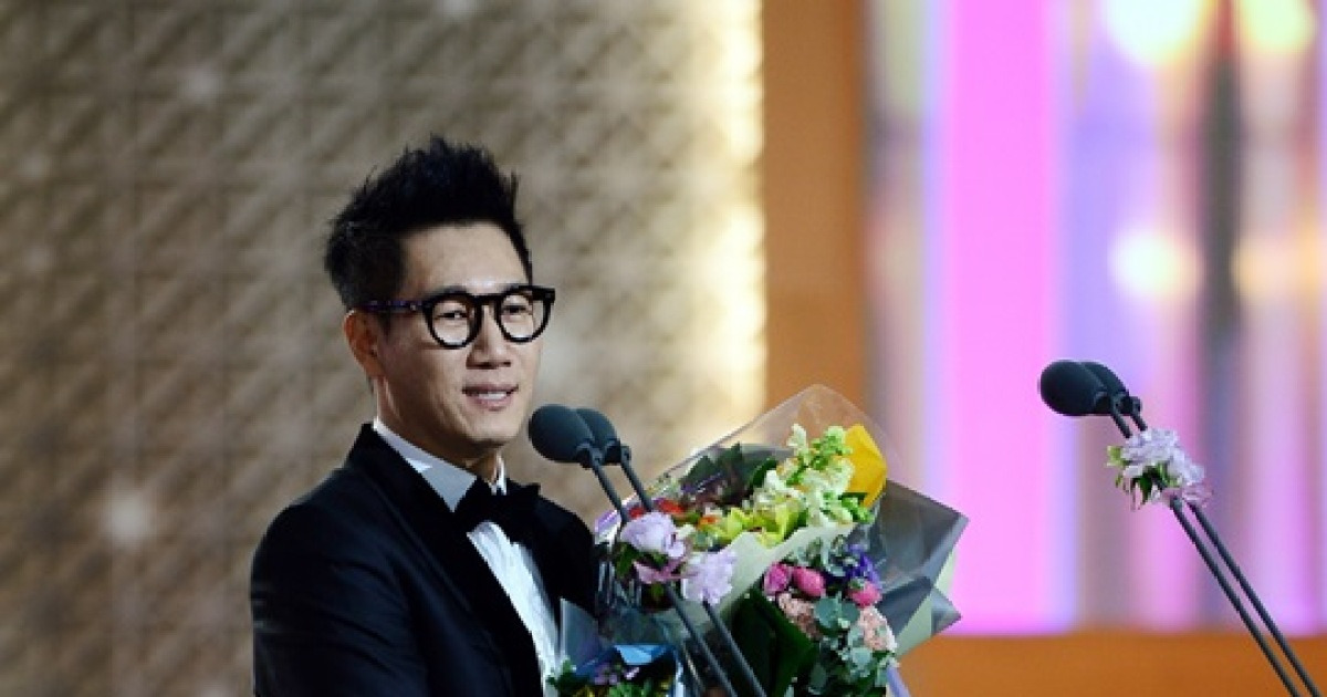 'SBS 연예대상 2015' 지석진, 한류 스타의 여유 [TD포토]