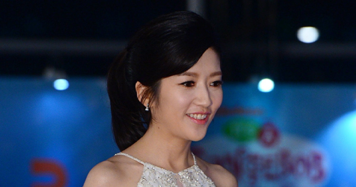 [TD포토] 장소연 '뚜렷한 이목구비' (SBS 연기대상)