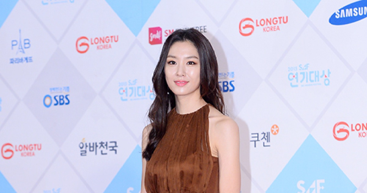 [TD포토] 서지혜 '그리스 여신같은 드레스' (SBS 연기대상)