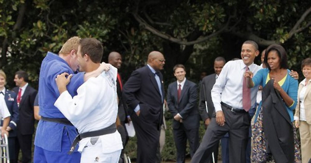 Michelle Obama South Lawn