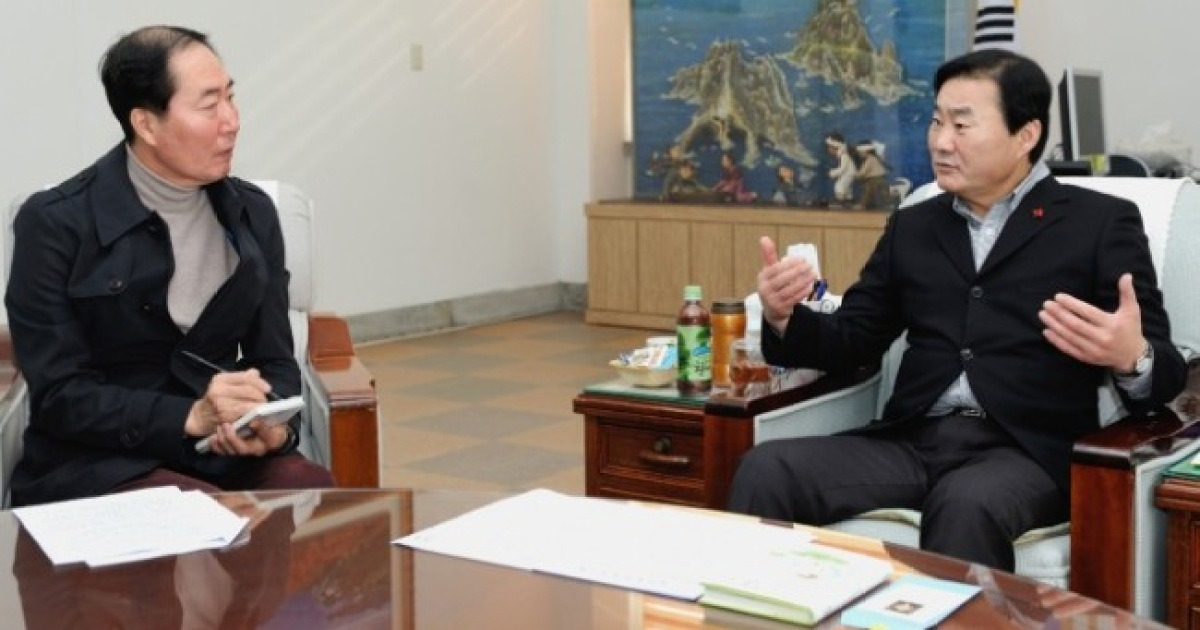 Ulleung County chief vows to boost local economy
