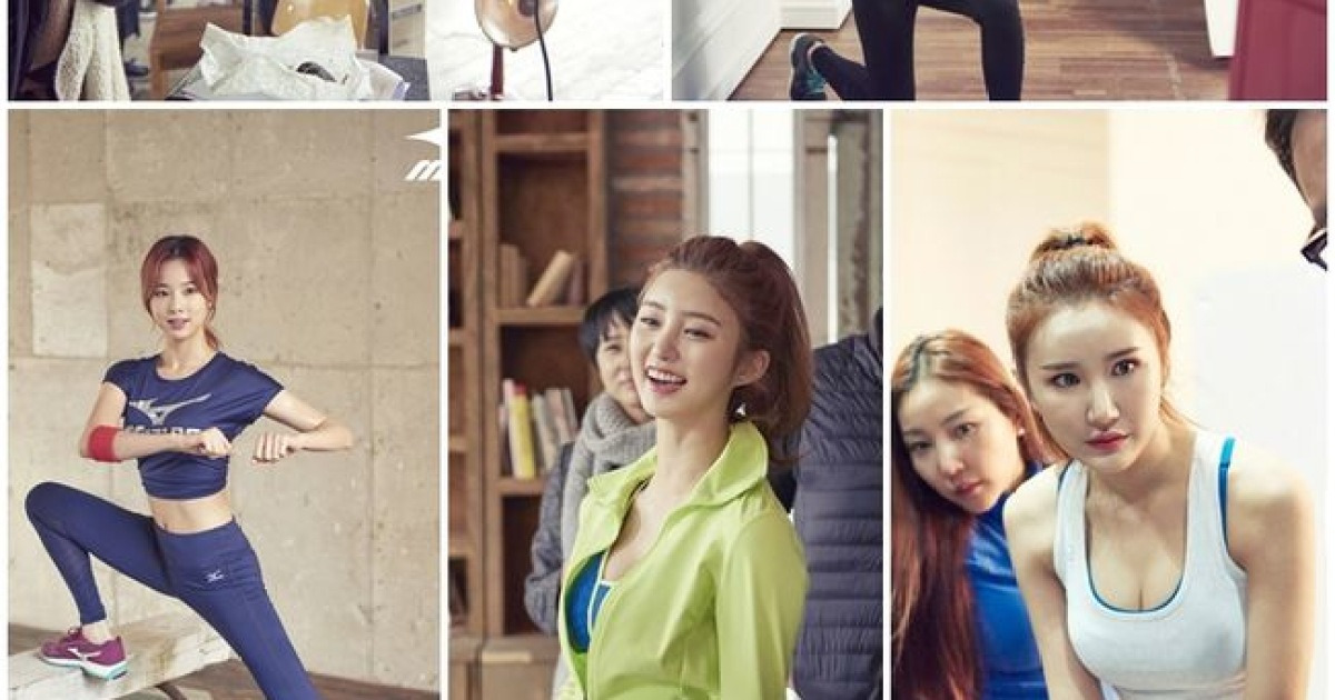 미즈노, 팔색조 매력 EXID 2016 S/S 화보 촬영장 공개