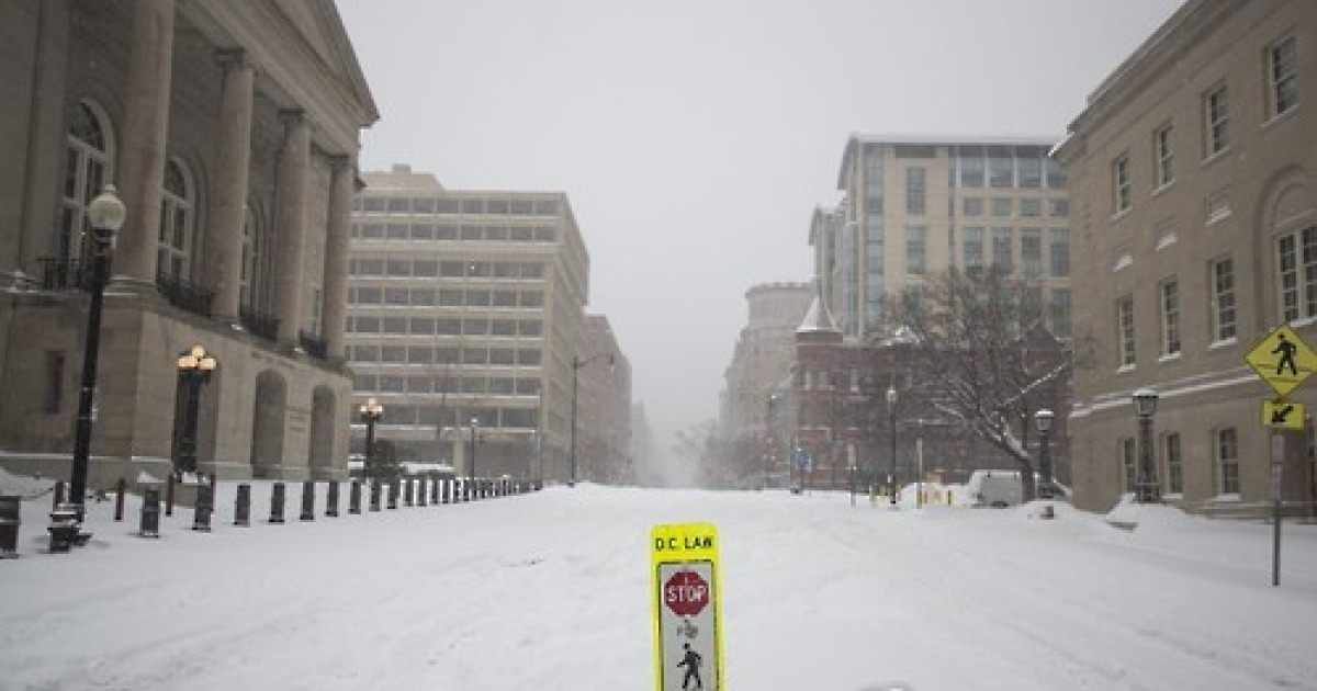 USA WEATHER BLIZZARD DC