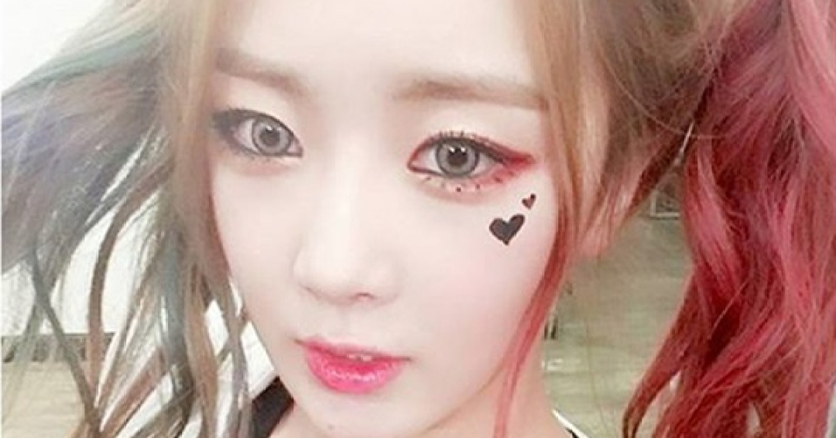 달샤벳 수빈, 아찔한 볼륨 몸매 자랑하는 할리퀸 분장 공개(머슬퀸 프로젝트)