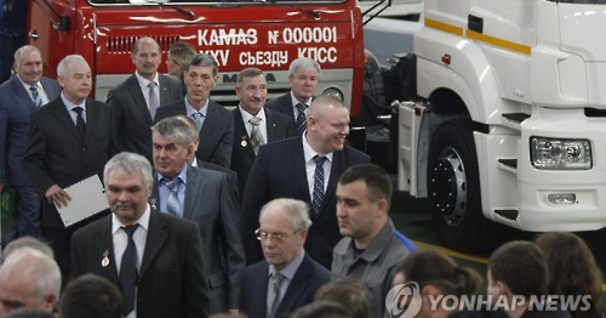 RUSSIA BUSINESS KAMAZ PLANT ANNIVERSARY