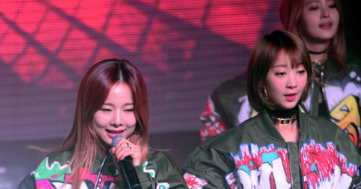 [SS포토]EXID, "즐거운 하루를 보내요""