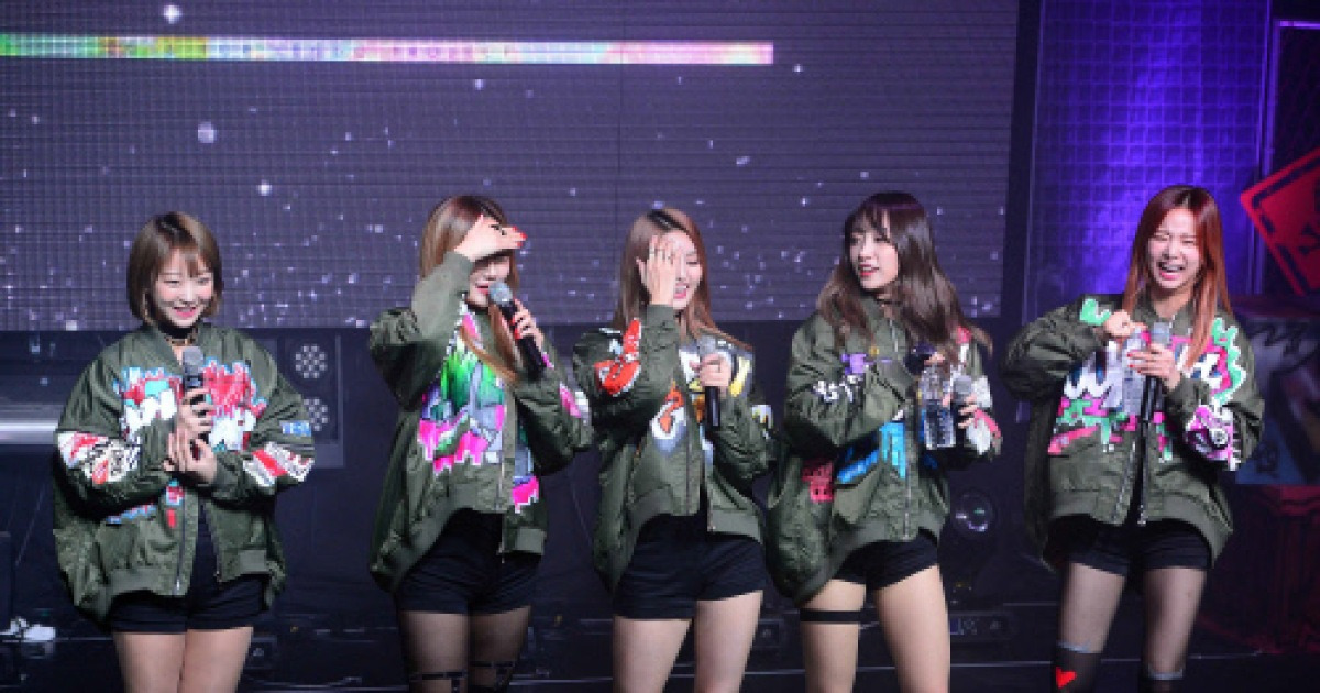 [SS포토]데뷔후 첫 콘서트 갖는 EXID, "반가워요"