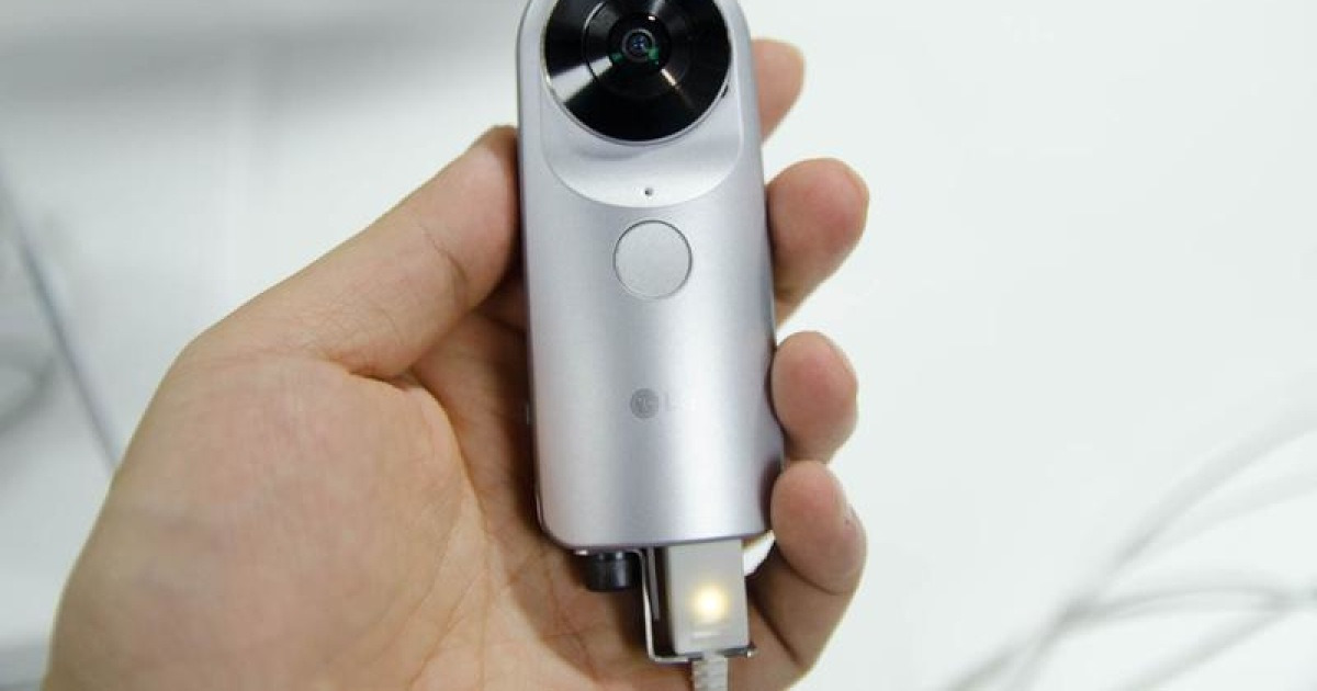 [MWC2016] VR 사진을 쉽게 찰칵 'LG 360 캠'