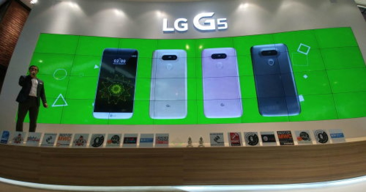 [SW포토] LG전자 G5와 프렌즈 "이게 다 우릴 위한 상?"