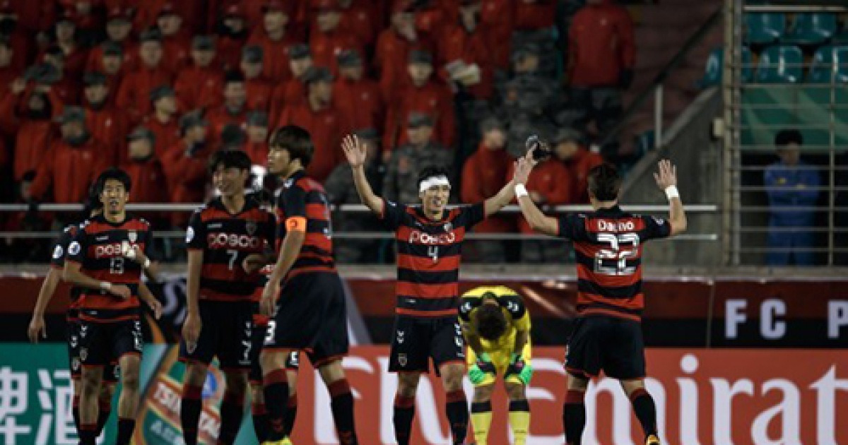 [ACL] 韓日 리그 3위 대결, 포항이 웃었다