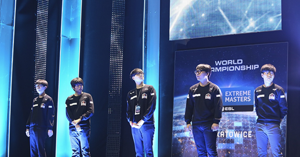 [IEM 포토] TSM과 경기 치르는 ESC 에버