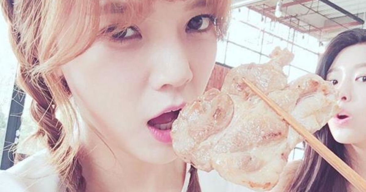 SHOT] AOA 설현·지민, 늦었지만 삼겹살 먹방