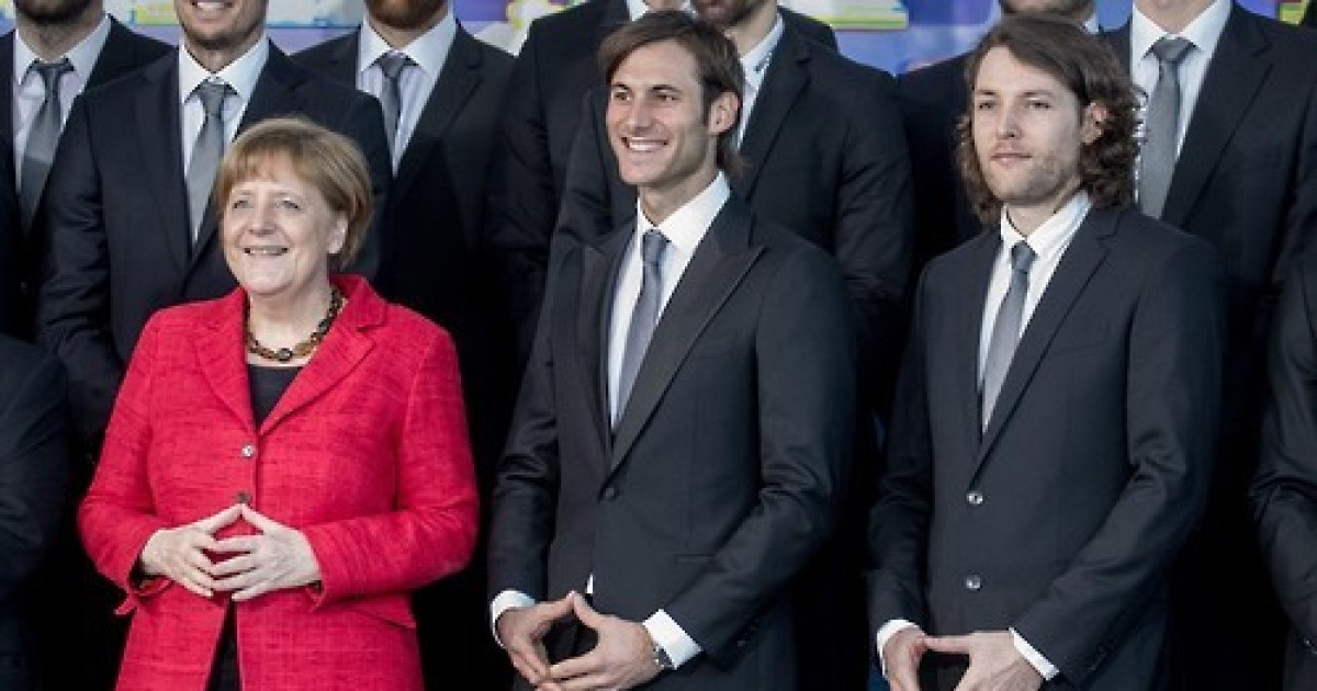 GERMANY HANDBALL MERKEL
