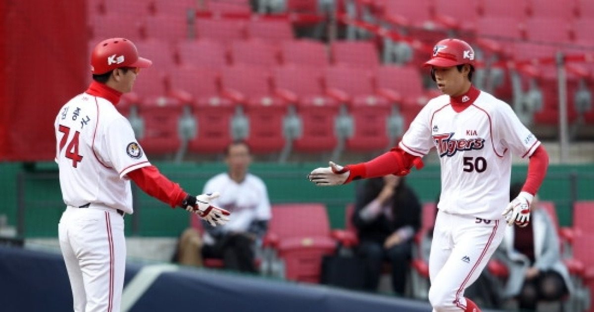 '역전 결승포 오준혁' KIA, NC에 6-5로 승리 거둬