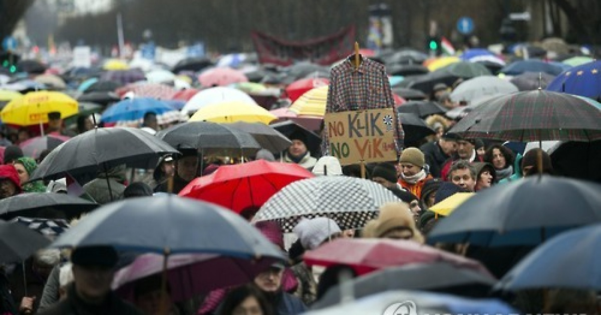 HUNGARY PROTEST