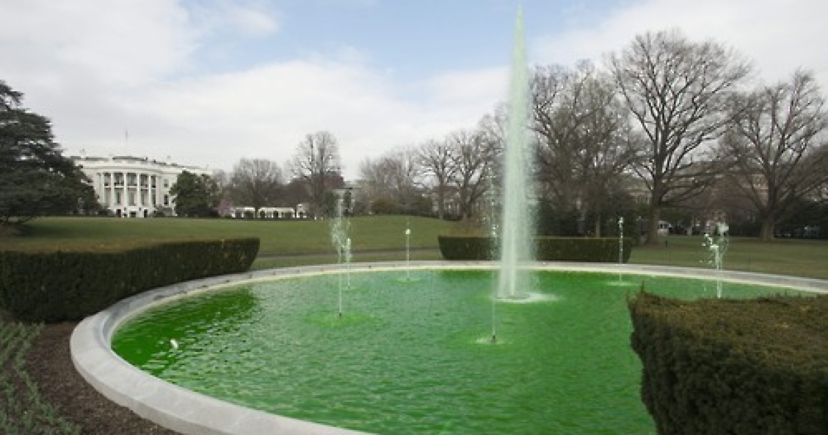 USA WHITE HOUSE ST PATRICKS DAY