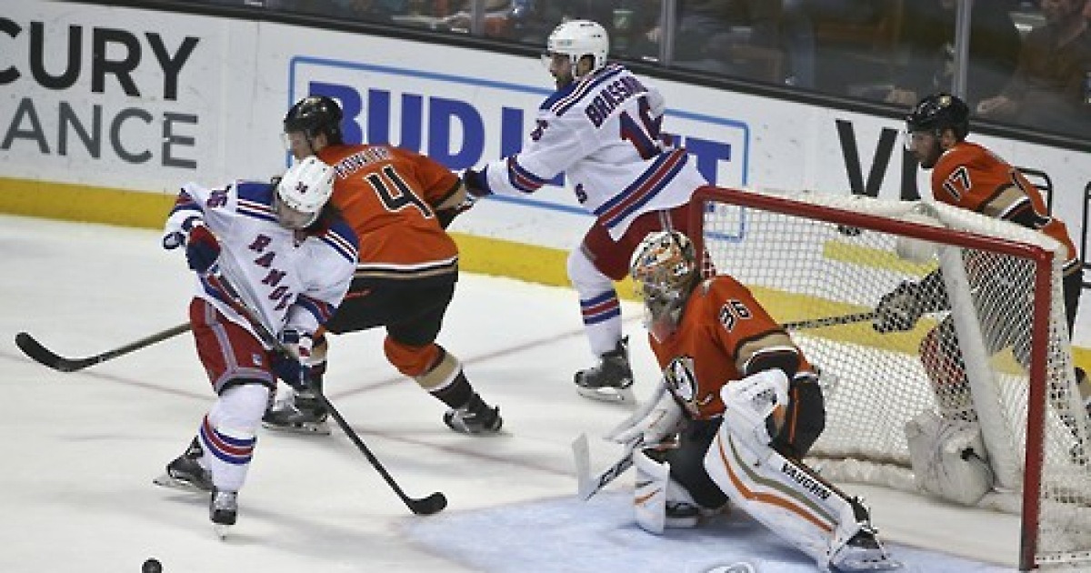 Rangers Ducks Hockey