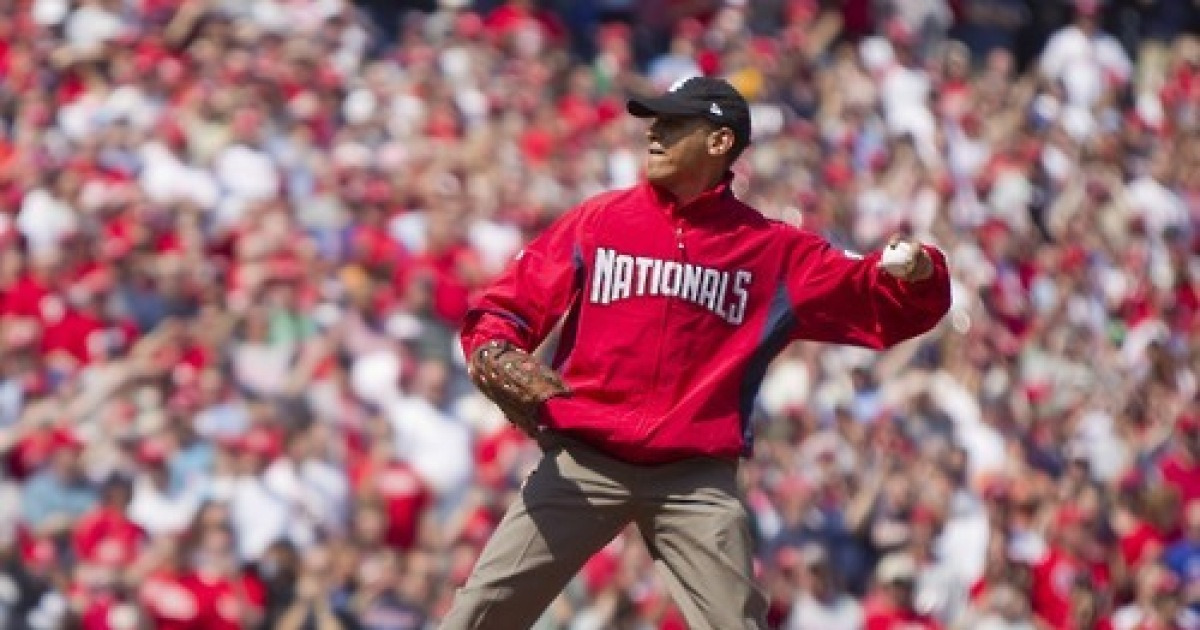 The Presidents Pitch Baseball Obama